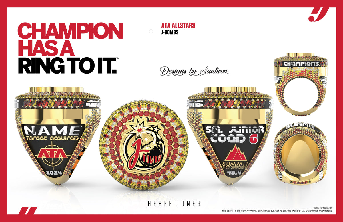 ATA J-Bombs - 2024 Summit – Team Jewelry: Championship Jewelry by Herff ...