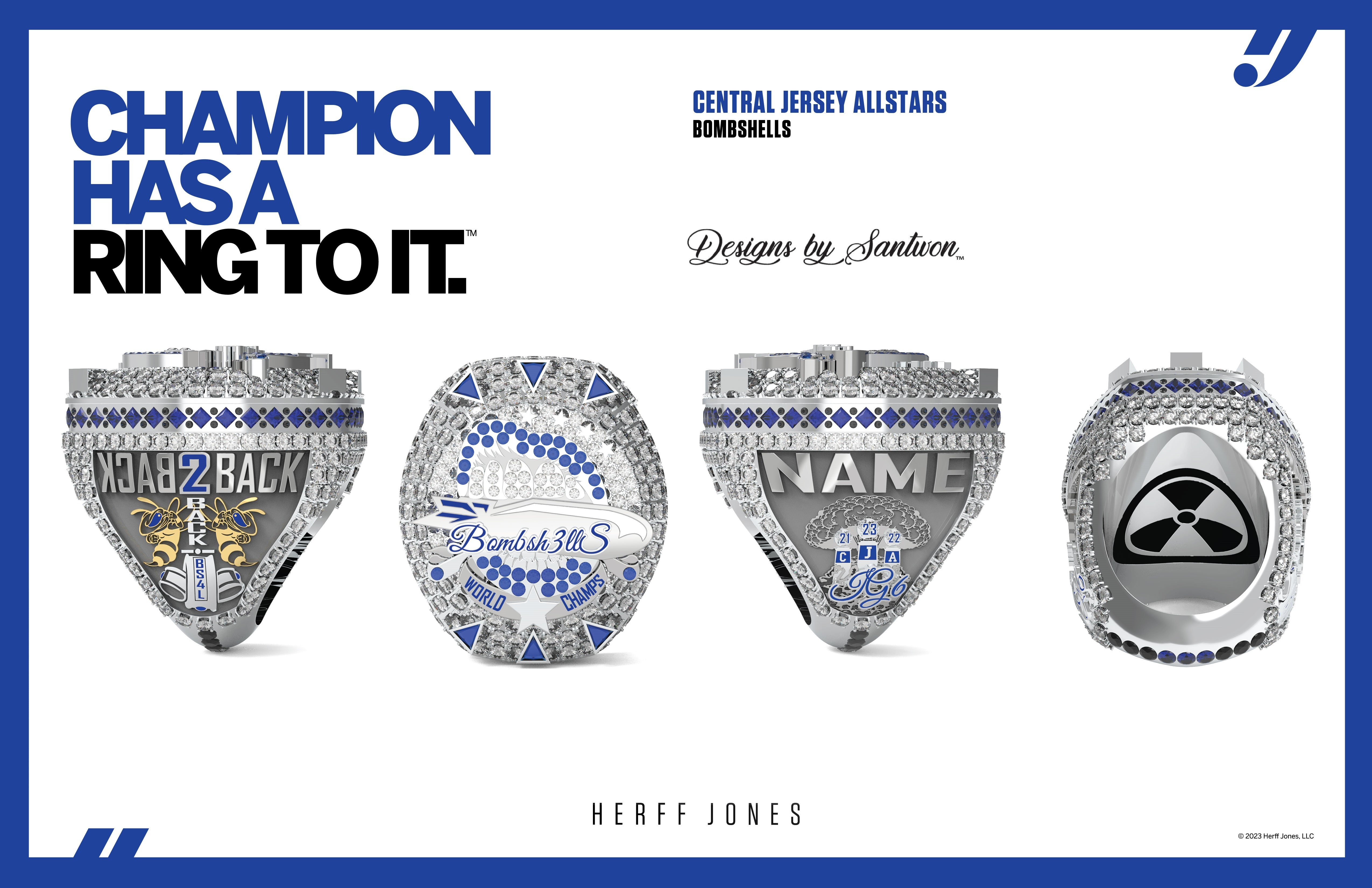 Central Jersey Allstars Bombshells - 2023 Cheer Worlds – Team Jewelry ...