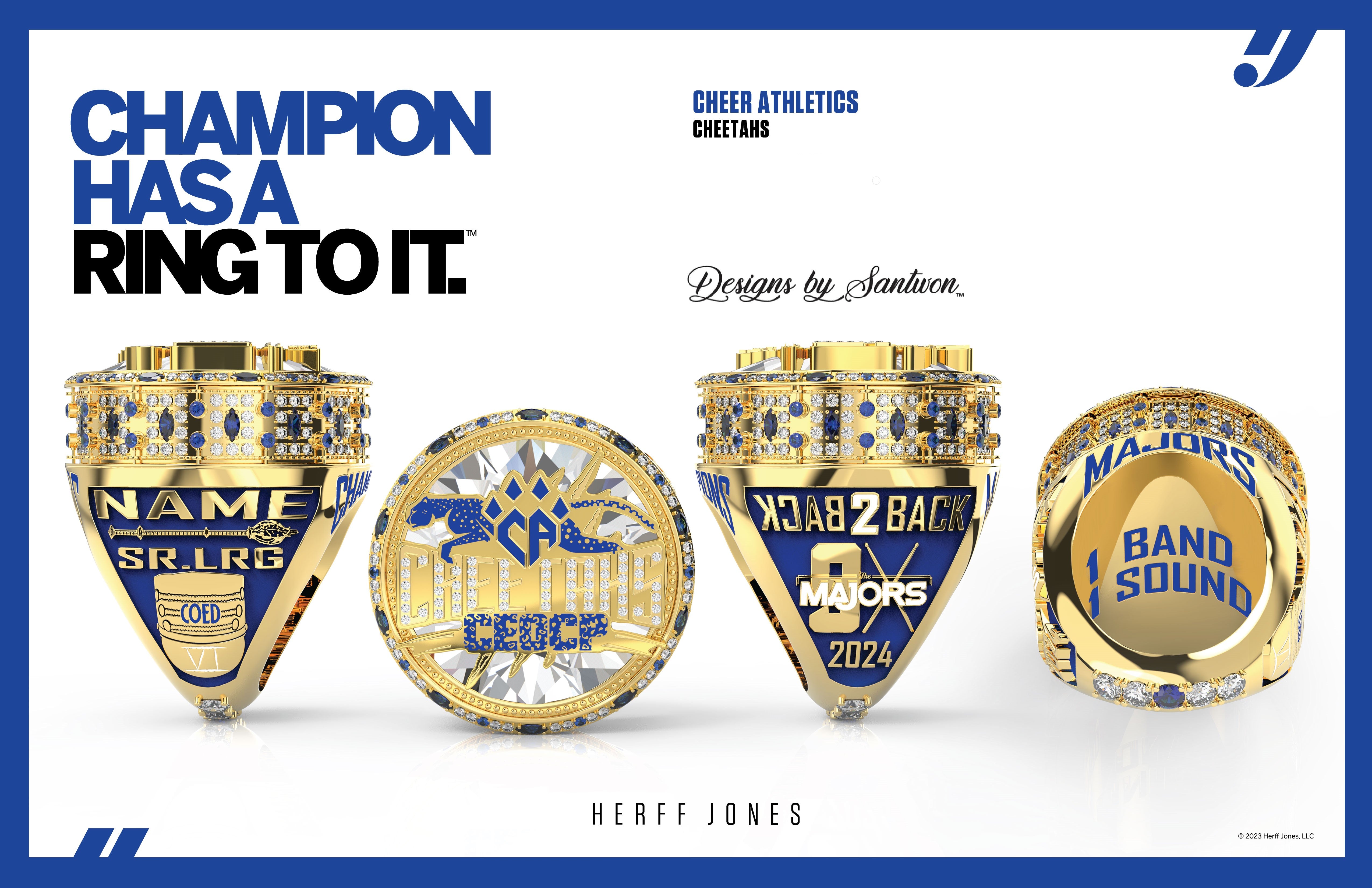 Cheer Athletics Cheetahs - 2024 The Majors – Team Jewelry: Championship ...