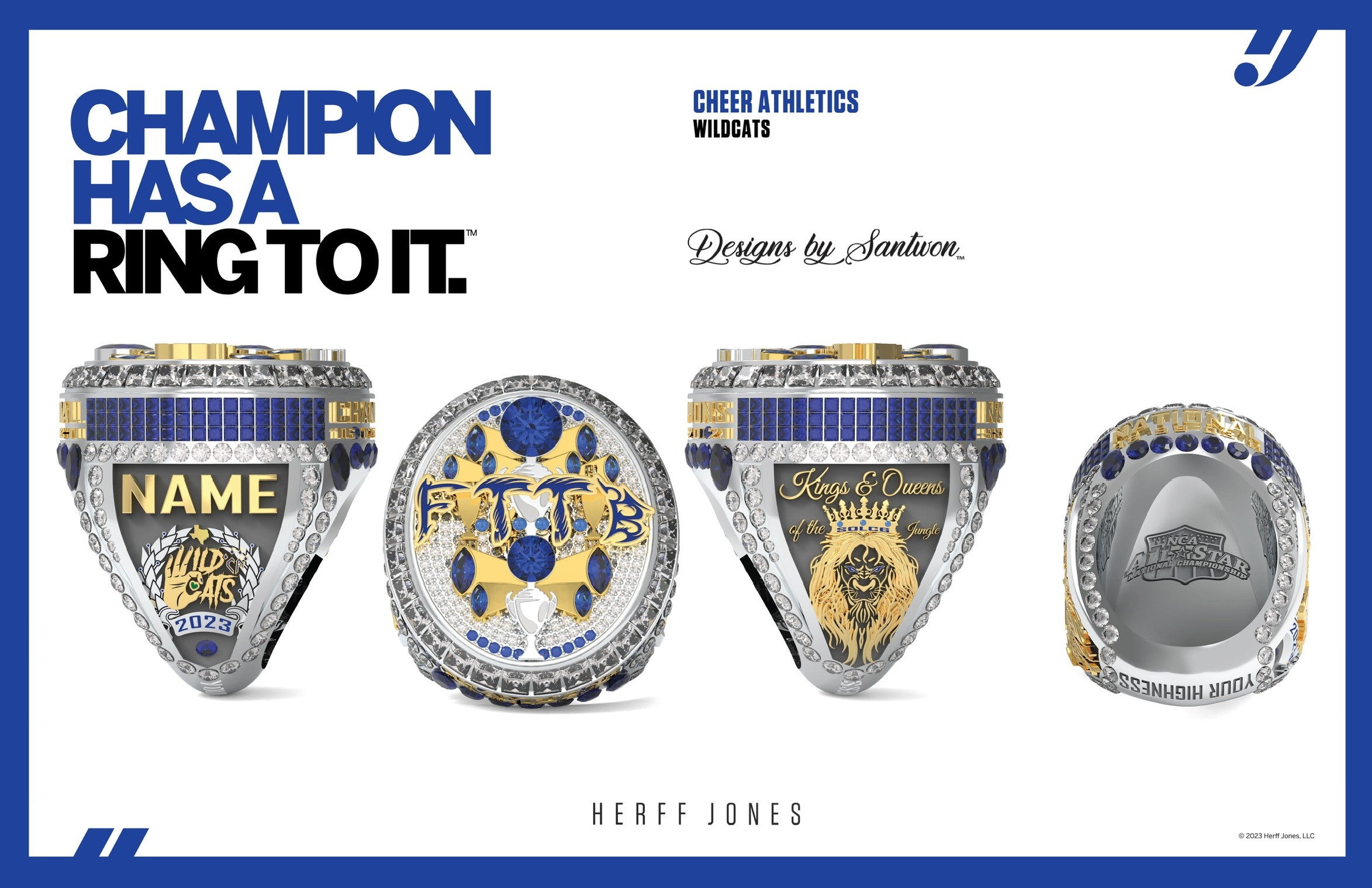 Cheer Athletics Wildcats - 2023 NCA ASN – Team Jewelry: Championship ...