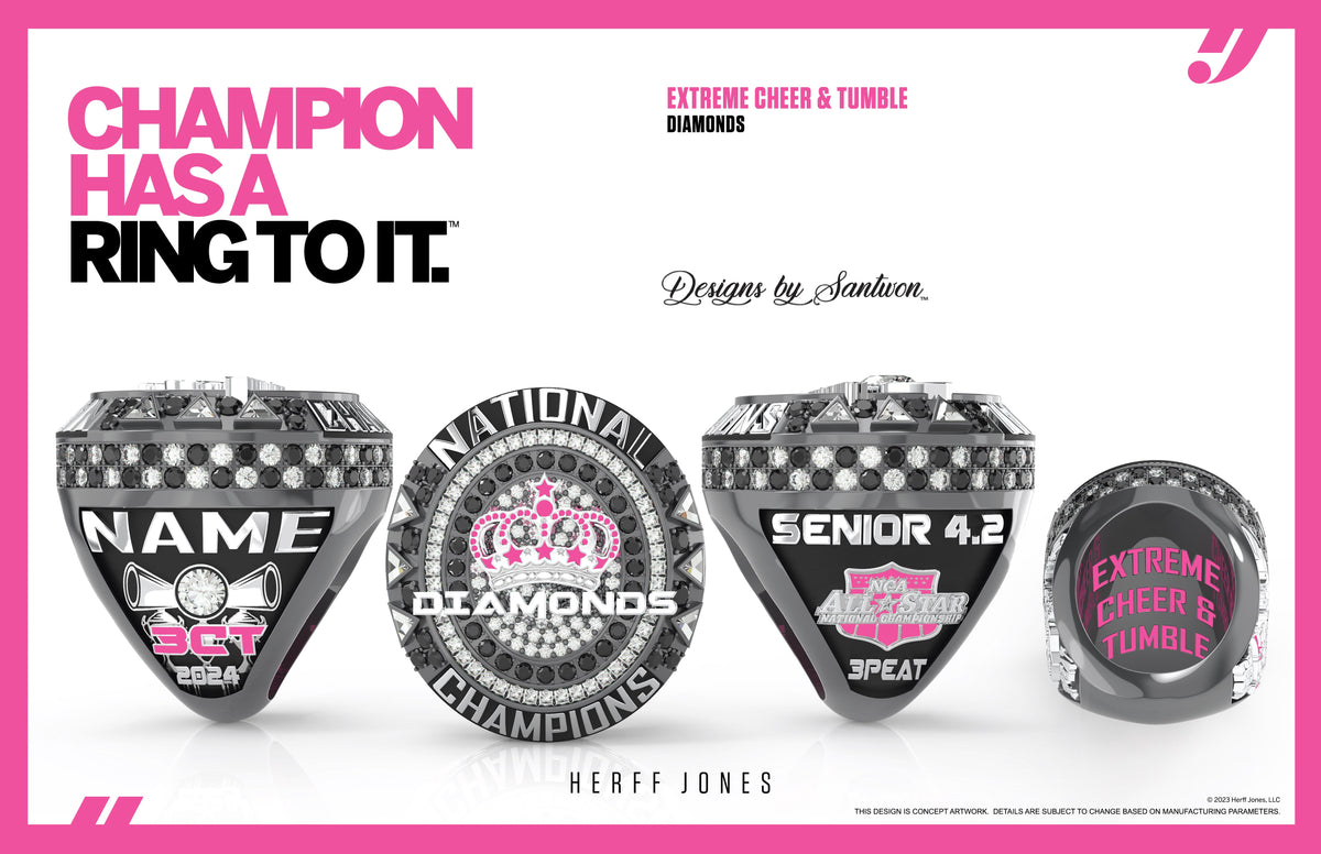 Extreme Cheer & Tumble Diamonds - 2024 NCA ASN – Team Jewelry ...