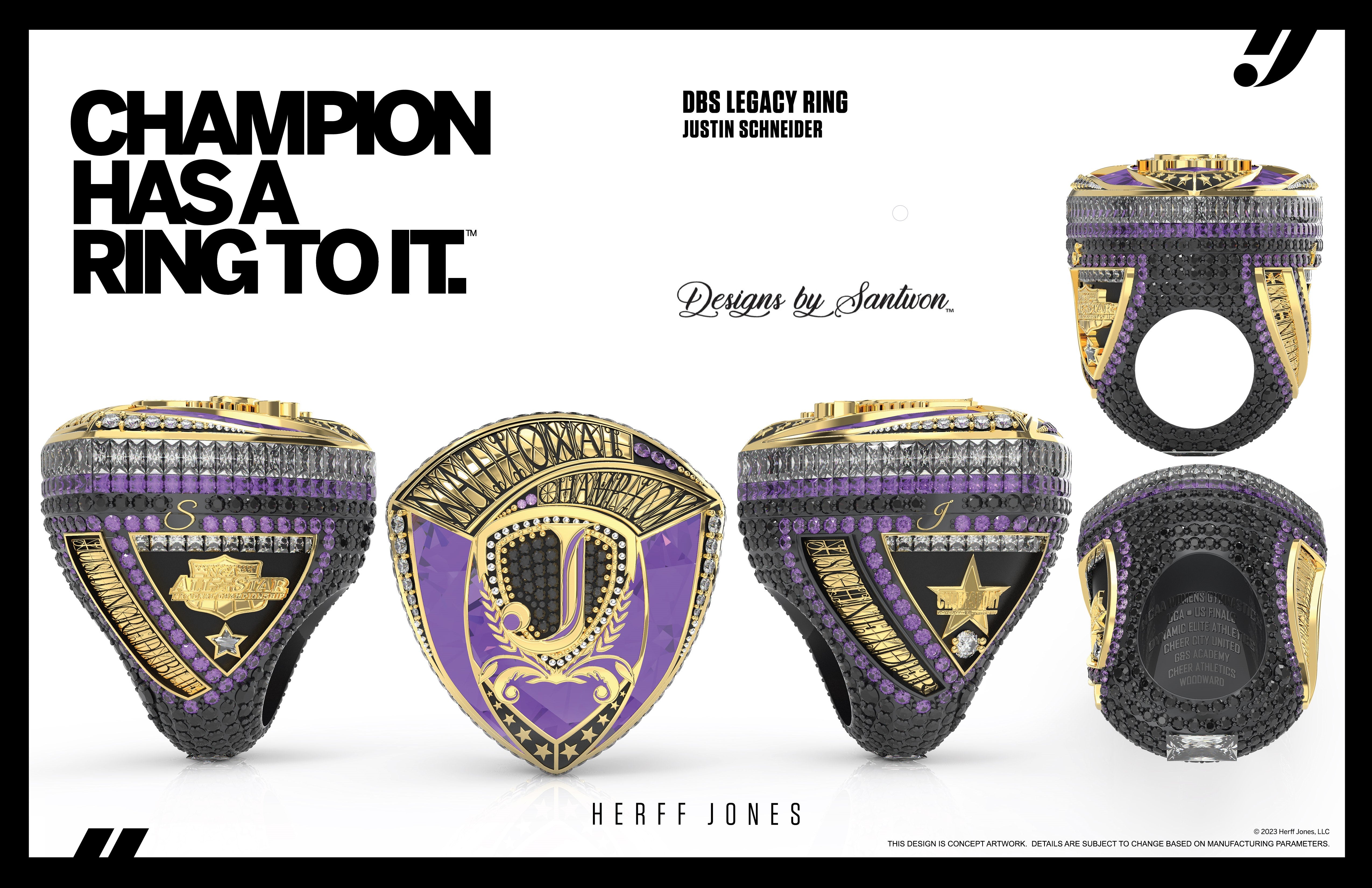 Justin Schneider - Legacy – Team Jewelry: Championship Jewelry by Herff ...