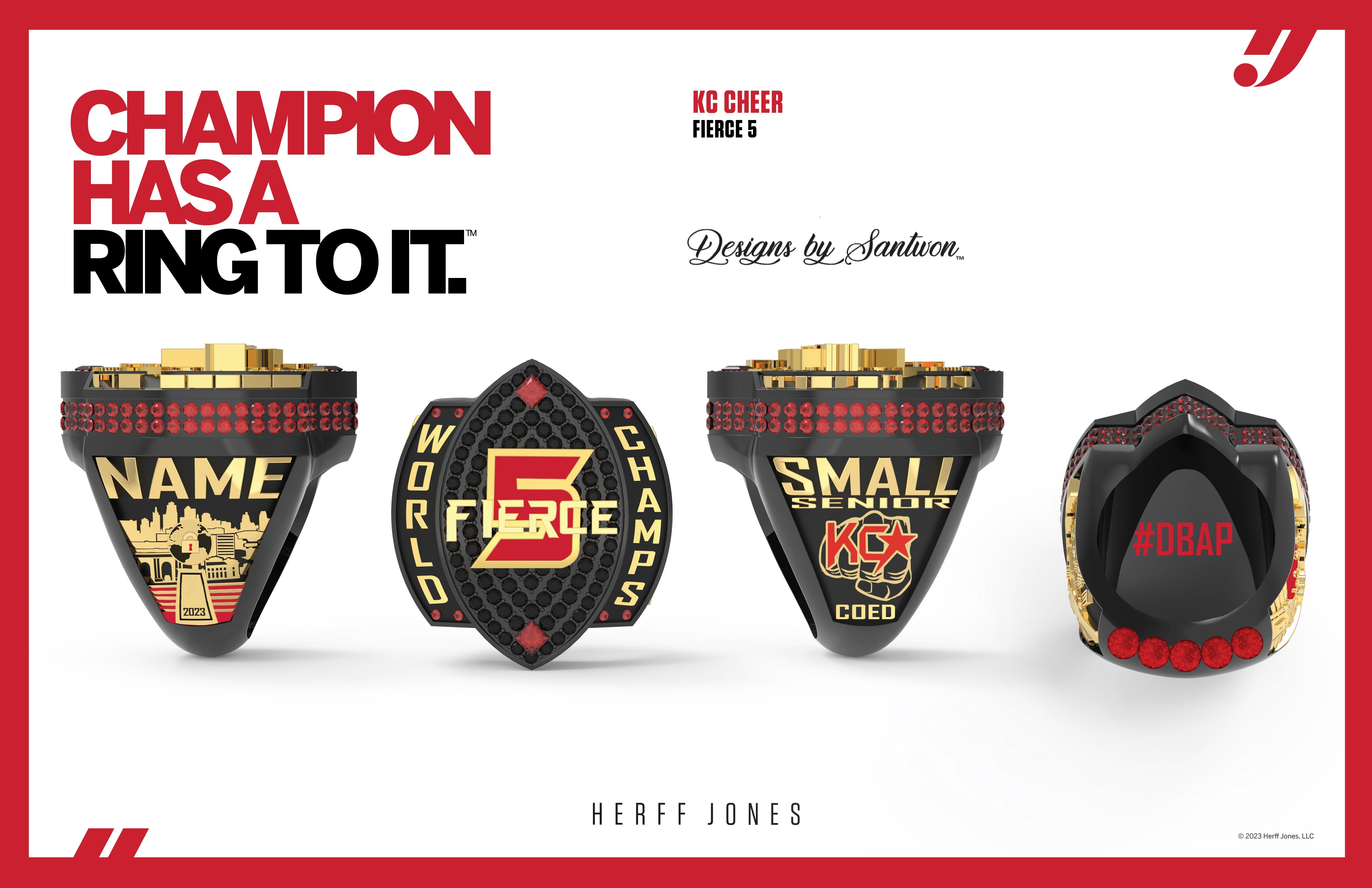 KC Cheer Fierce 5 - 2023 Cheer Worlds – Team Jewelry: Championship ...