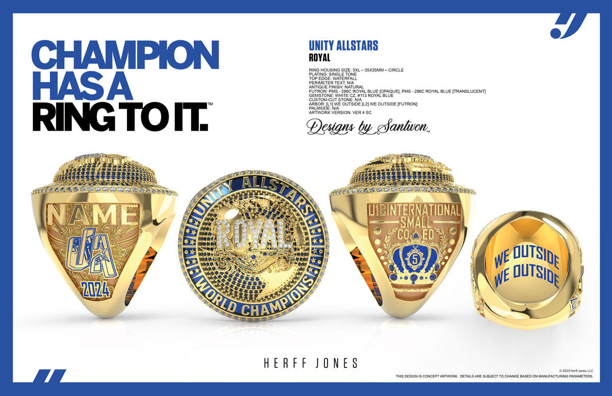Unity Allstars Royal - 2024 Cheer Worlds – Team Jewelry: Championship ...