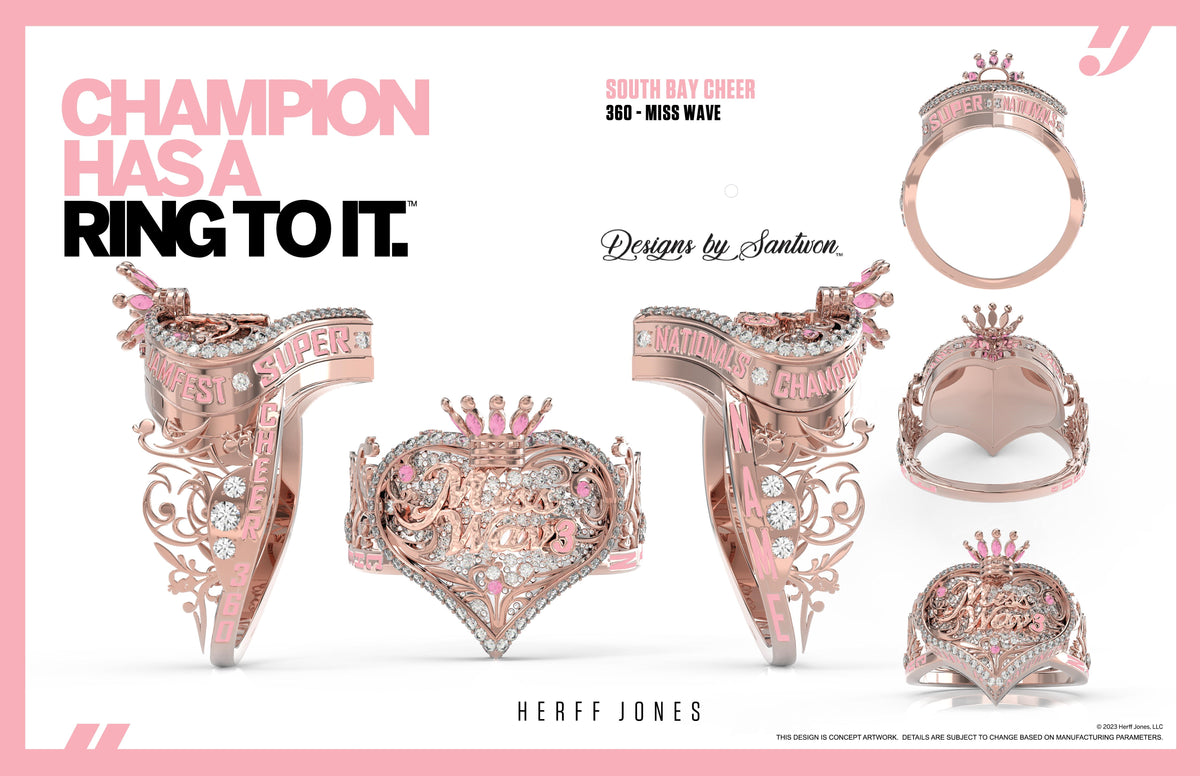 South Bay Cheer 360 Miss Wave - 2025 Jamfest Cheer – Team Jewelry ...