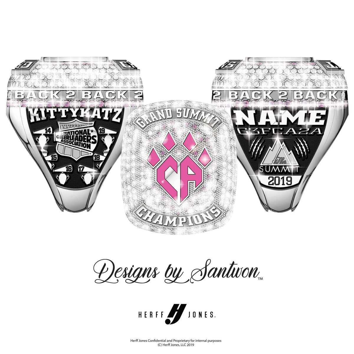 Cheer Athletics Kittykatz - 2019 NCA ASN/Summit – Team Jewelry ...