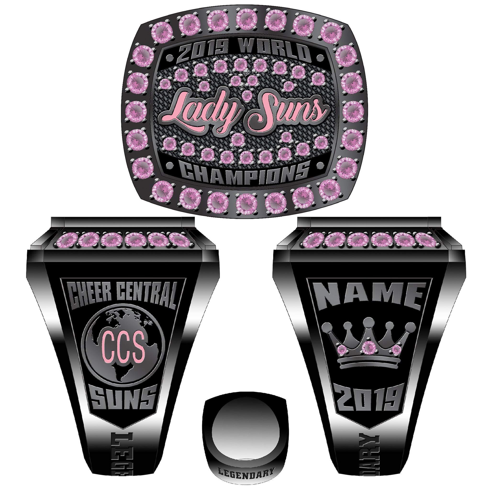 Cheer Central Suns Logo