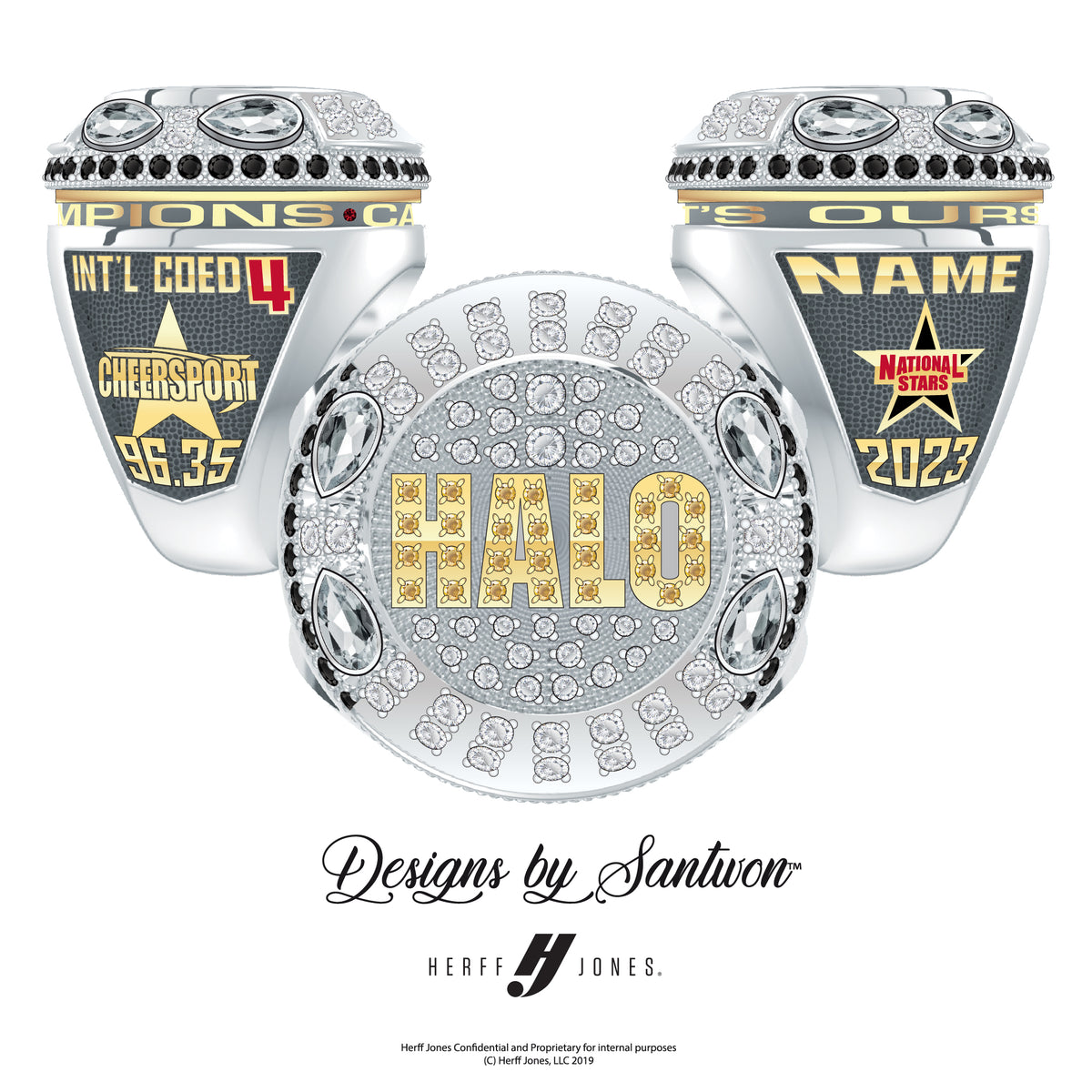 National Stars Halo - 2023 Cheersport – Team Jewelry: Championship ...